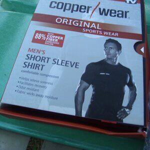 COPPER WEAR | Shirts | New Copper Wear Mens Short Sleeve Compression ...